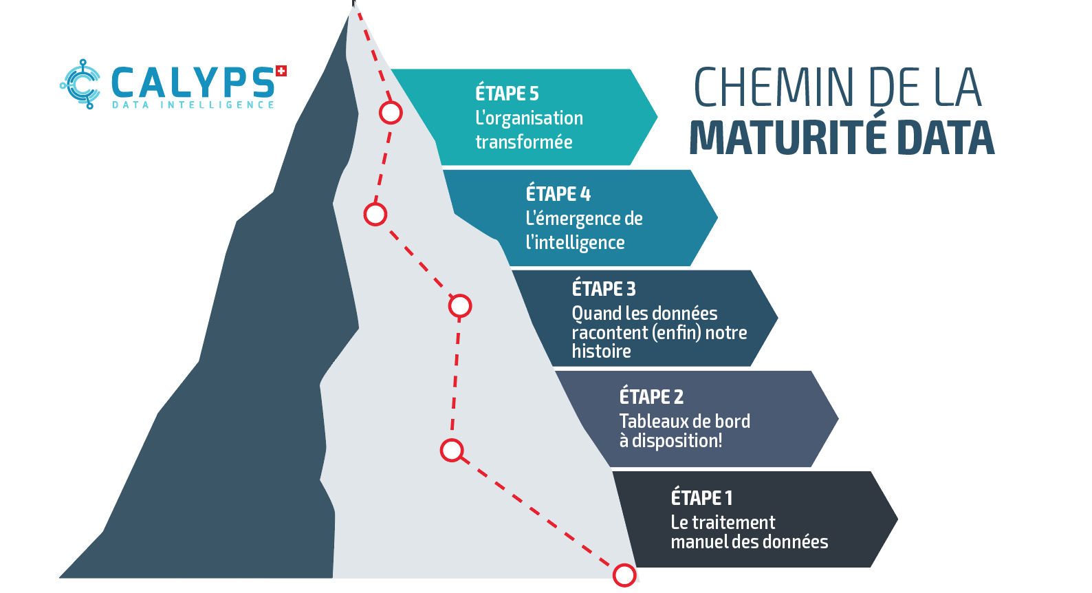 Chemin de la maturité data: parcours en 5 étapes • CALYPS