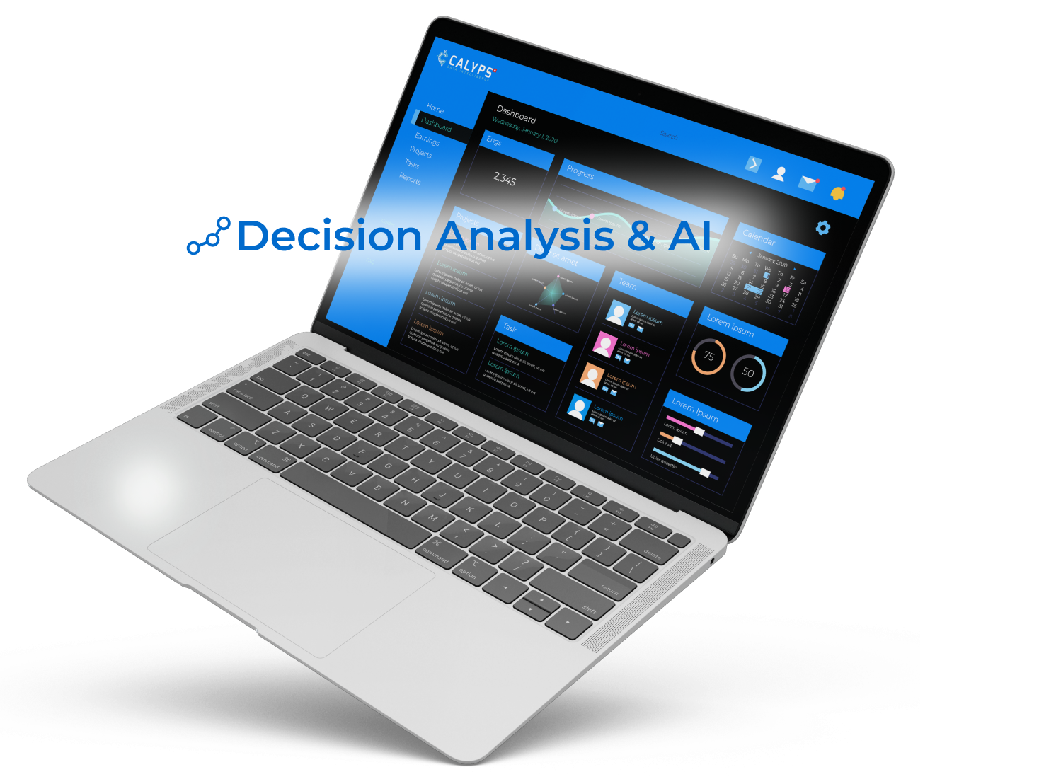 Our data alchemists transform your data into next best actions • CALYPS